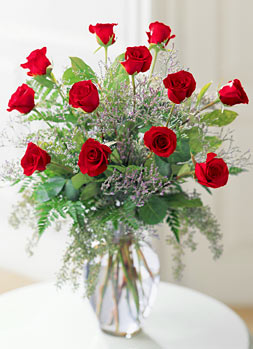 Dozen Red Roses and FTD Delivery at 1-800-FLORALS Roses