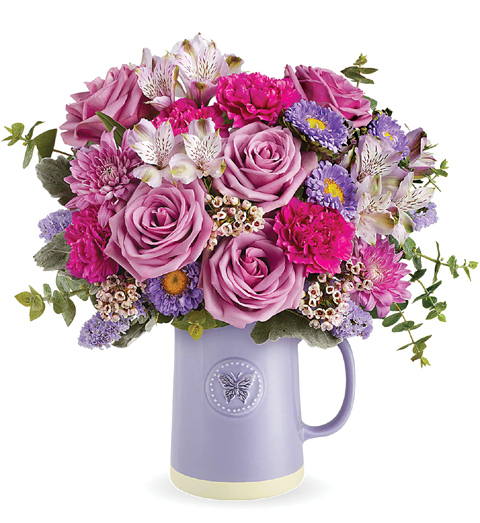 Teleflora Sweetest Flutter Bouquet Deluxe - Nationwide Florist Delivery