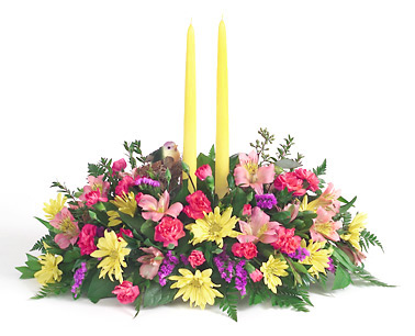 Spring Candle Centerpiece at 1-800-FLORALS