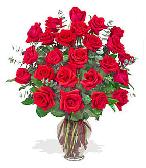 Send Roses - Stunning Two Dozen Roses Vase